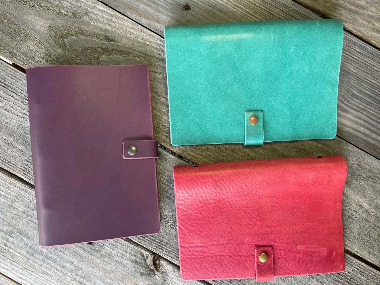 Leather 3-Ring Binder - AA Leather